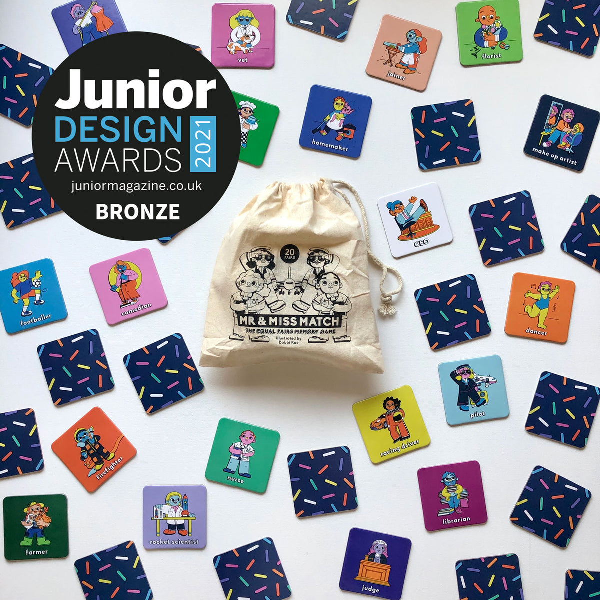 Mr & Miss Match - The equal pairs memory game – Boss Babs